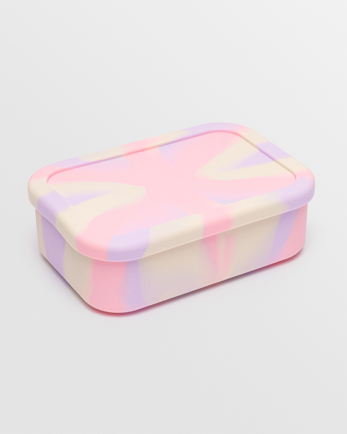 Matboks for barn i silikon, rosa - Rainbow I Rofa Design